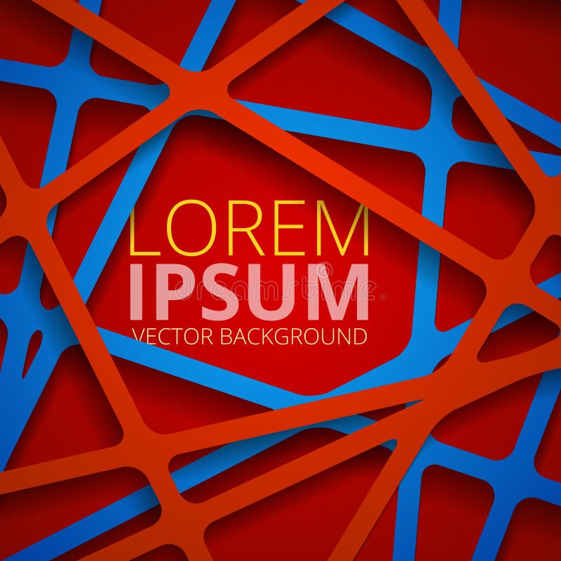 Líneas Cruzadas Fondo Abstracto Del Vector Ilustración del Vector ...