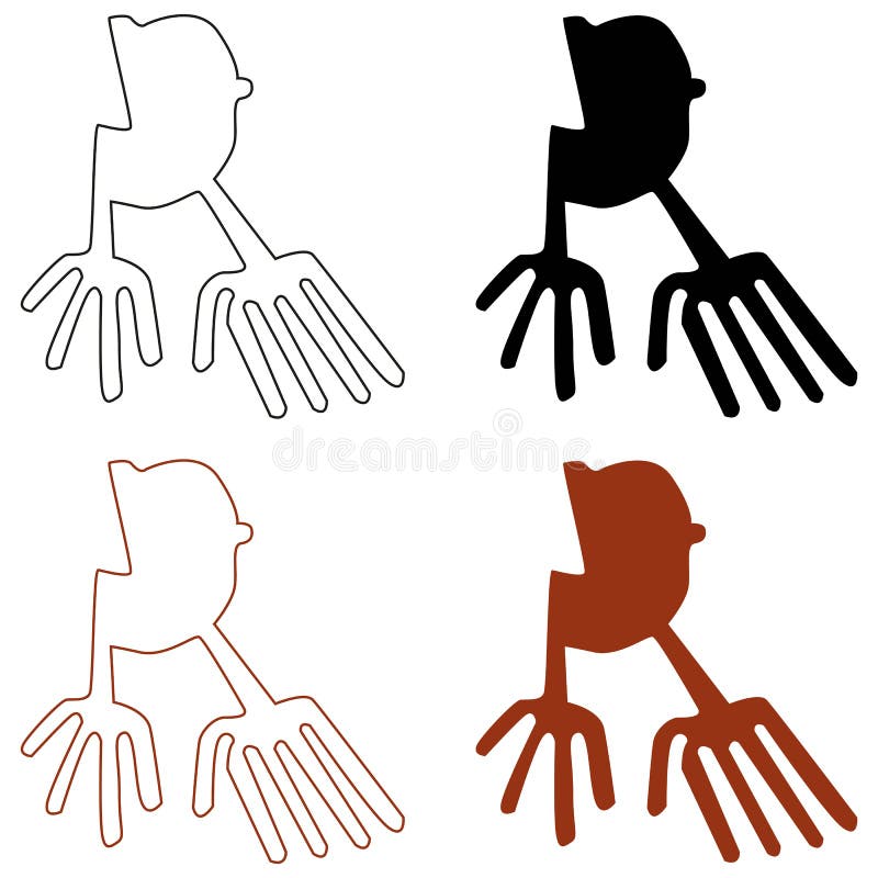 Líneas de Nazca ilustración del vector. Ilustración de extracto - 23411985