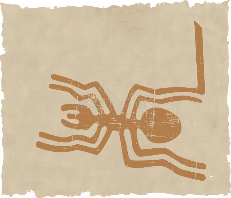 Líneas de Nazca fijadas ilustración del vector. Ilustración de océano ...