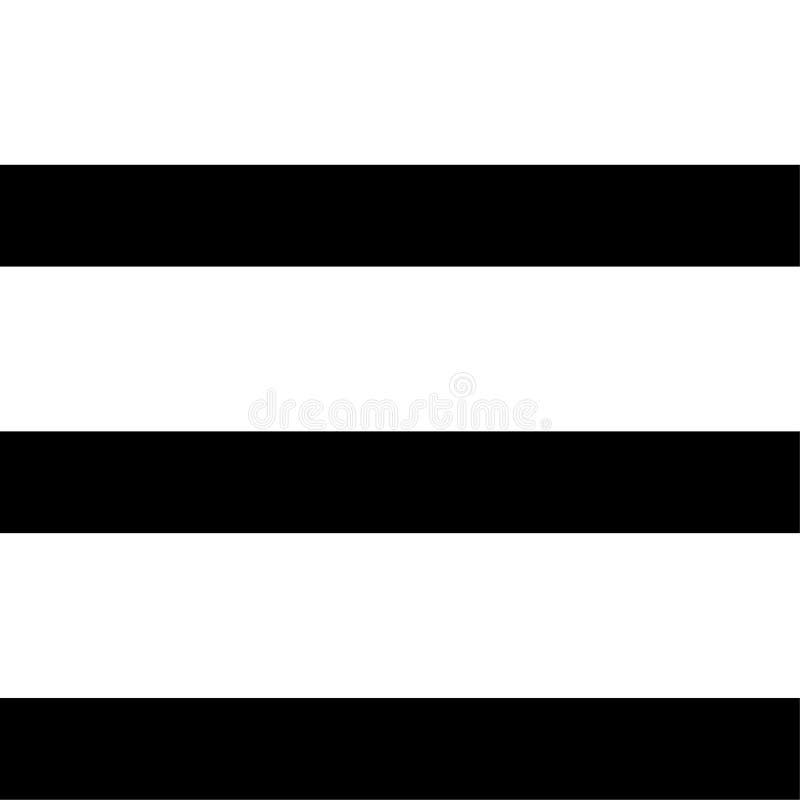 Líneas Negras Rectas Horizontales Modelo Ilustración del Vector ...