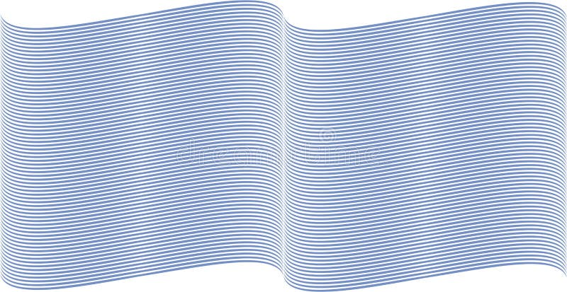 Líneas onduladas azules ilustración del vector. Ilustración de elemento ...