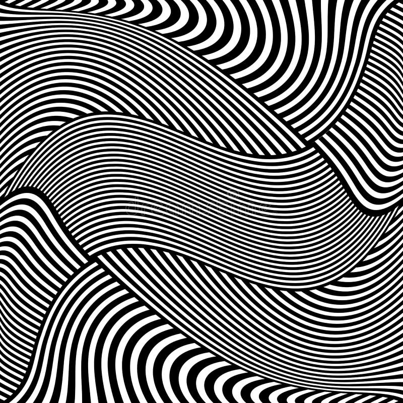 Líneas rayadas modelo ilustración del vector. Ilustración de rayado ...