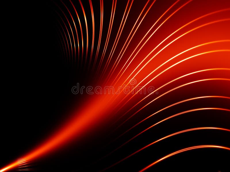 Líneas rojas abstractas stock de ilustración. Ilustración de fila ...