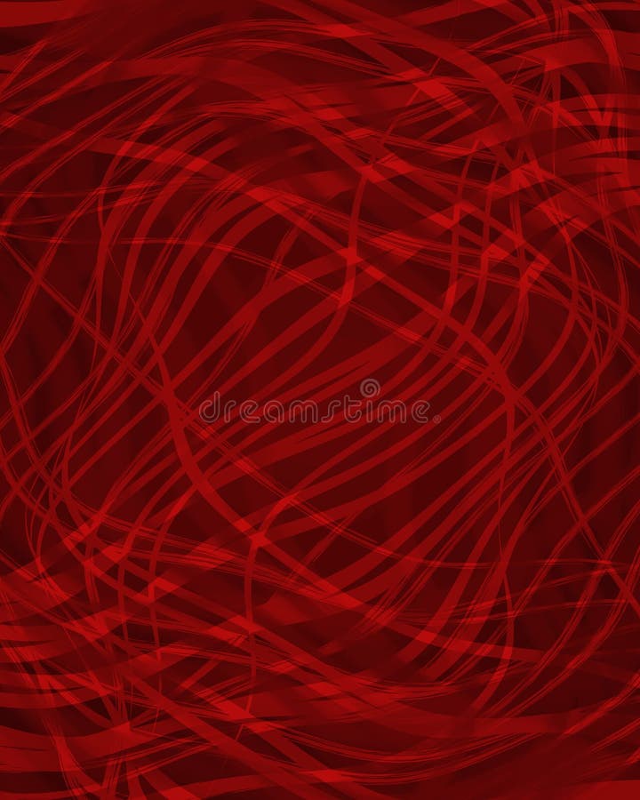 Líneas rojas abstractas stock de ilustración. Ilustración de satén ...