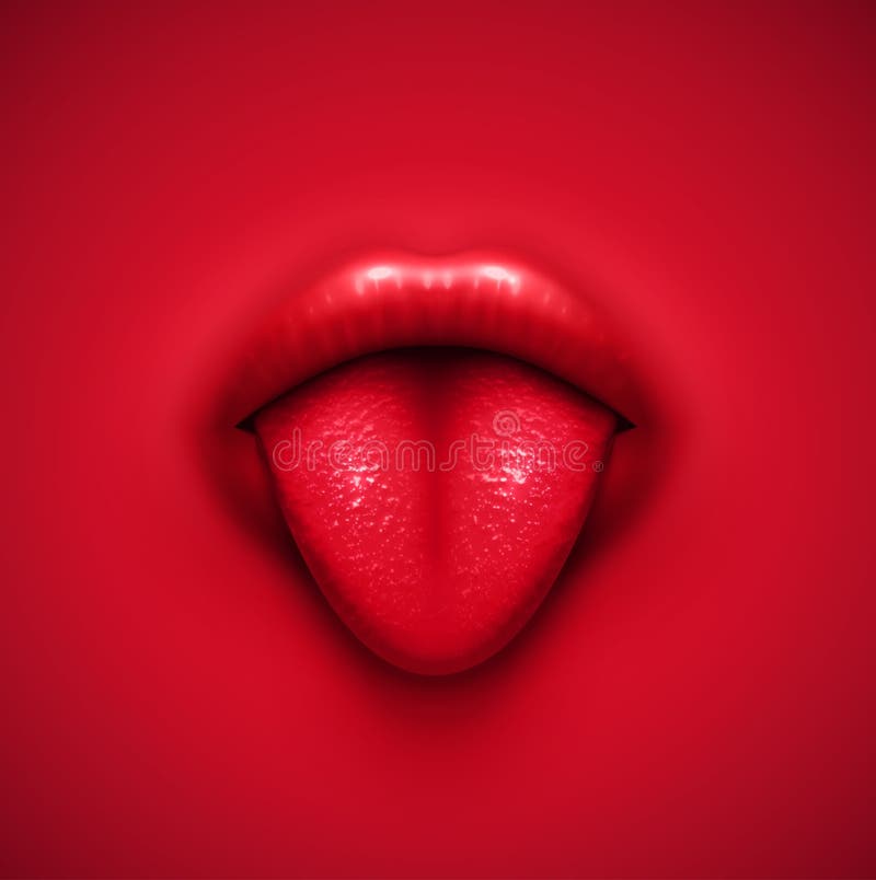 Zonas Humanas Do Gosto Da Língua Ilustração do Vetor - Ilustração de ...