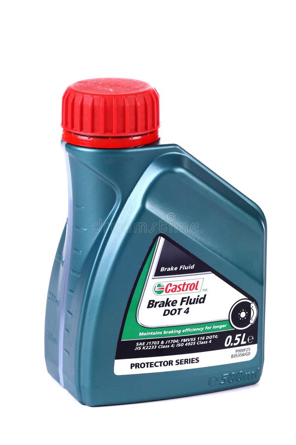 Líquido De Frenos Castrol DOT4 Imagen de archivo editorial - Imagen de ...
