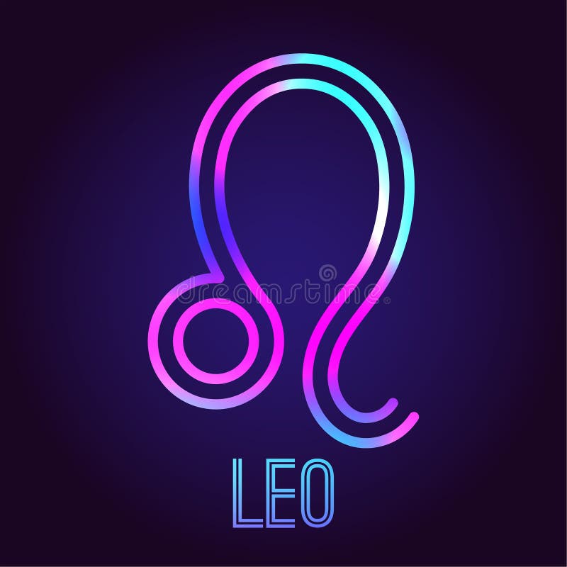Löwe, Sternzeichen vektor abbildung. Illustration von magie - 95454612