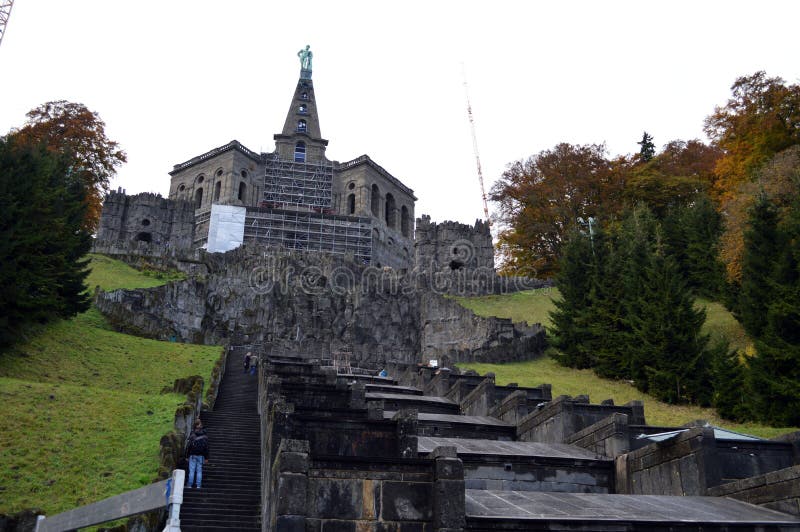 LÃ¶wenburg Castle in Kassel Editorial Image - Image of travel, world ...
