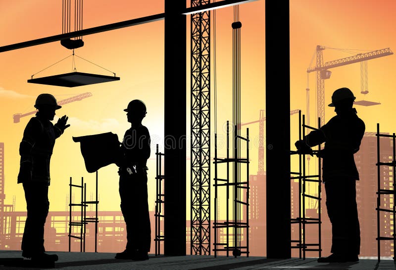 L'être Humain Figure Des Constructeurs Illustration Stock ...