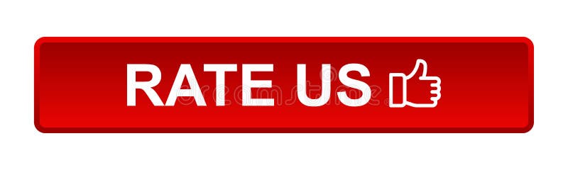 Rate us button stock vector. Illustration of choice - 156059729