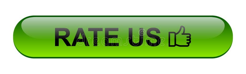 Rate us button stock vector. Illustration of buttons - 156060104