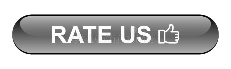Rate us button stock vector. Illustration of graphic - 156059874