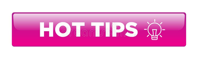 Hot tips stock vector. Illustration of button, icons - 156113205