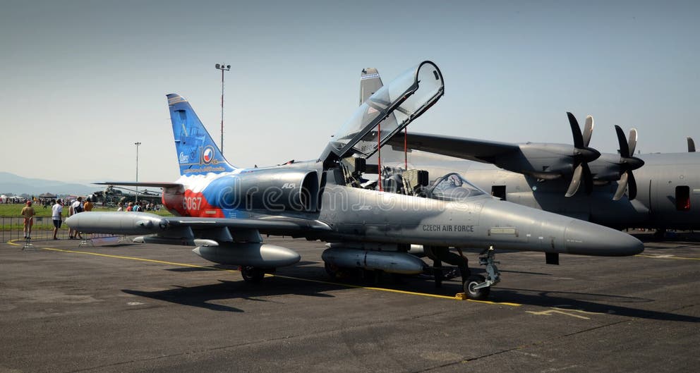 L-159 ALCA - Czech Air Force Editorial Photo - Image of flying, engine ...