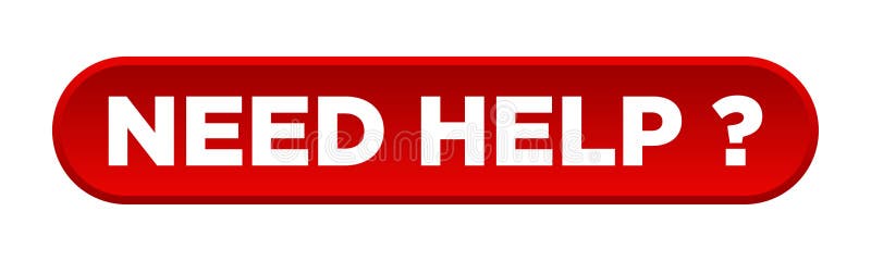 Need help button stock illustration. Illustration of label - 164420597