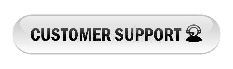 Customer support button stock vector. Illustration of callus - 198102037