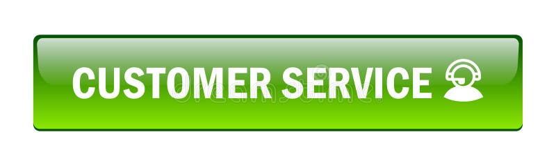 Customer service button stock vector. Illustration of graphic - 198104095