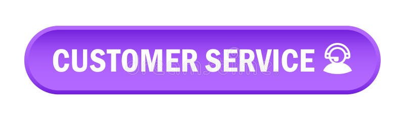 Customer service button stock vector. Illustration of button - 198104145