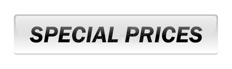Special prices button stock illustration. Illustration of discount ...