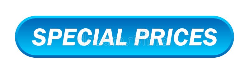 Special prices button stock illustration. Illustration of newly - 199238529