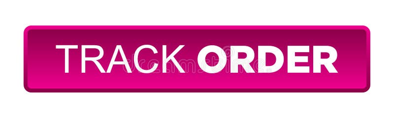 Track Order Icon With Text And Red Location Sign Stock Vector ...