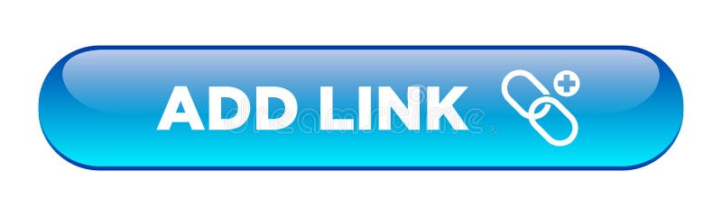 Add link icon web button stock vector. Illustration of advertising ...