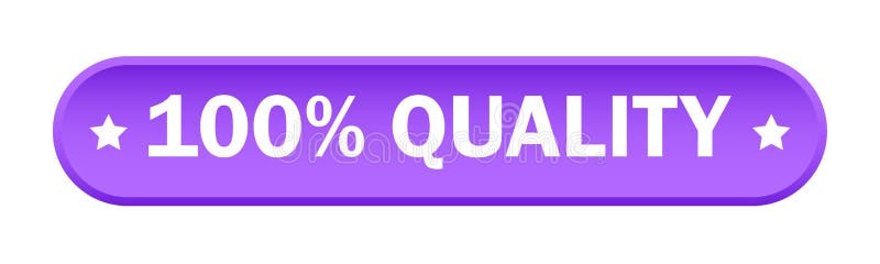 100 percent quality button stock vector. Illustration of graphic ...