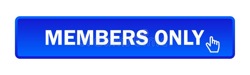 Members only web button stock vector. Illustration of create - 214785732