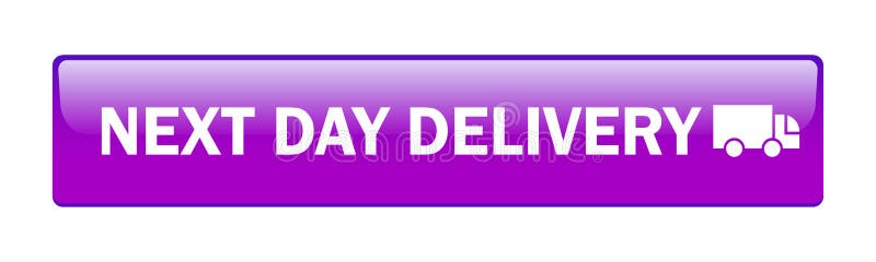 Next Day Delivery Icon Button Stock Vector - Illustration of graphic ...