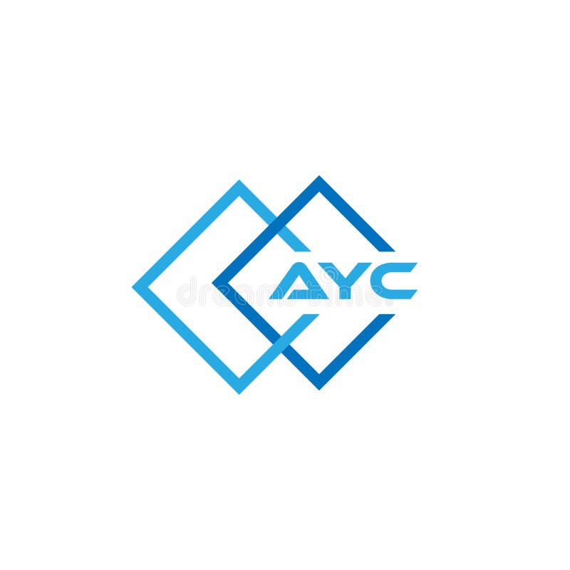 Ayc Abstract Letter Logo Design Stock Vector - Illustration of ...