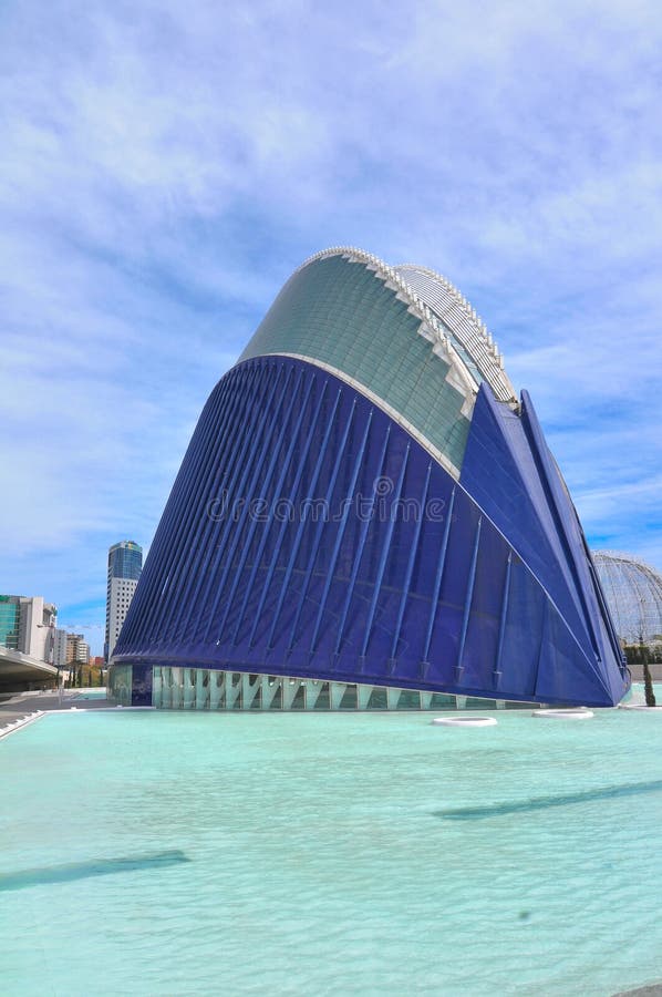 L Agora in Valencia, Spain editorial stock image. Image of contemporary ...