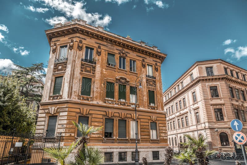 L'ancien Ghetto Juif De Rome Image stock - Image du ville, europe ...