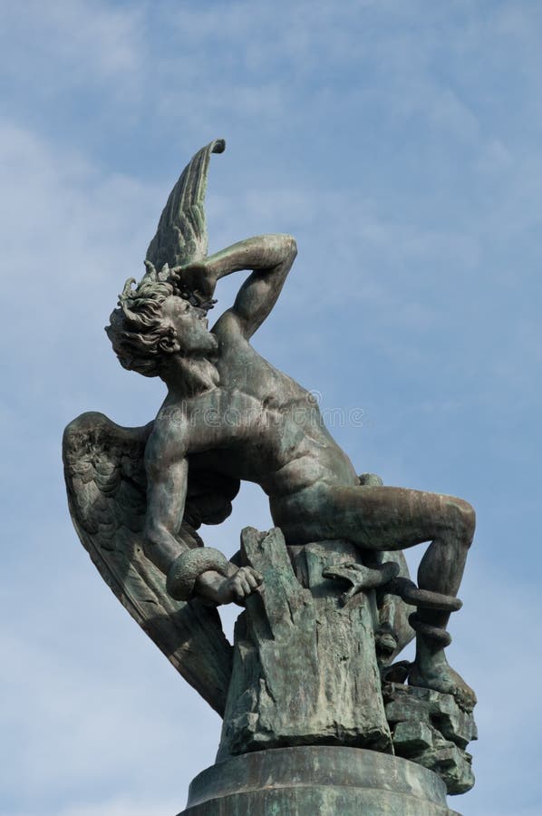 L'Angelo Caduto fotografia stock. Immagine di famoso - 17172176