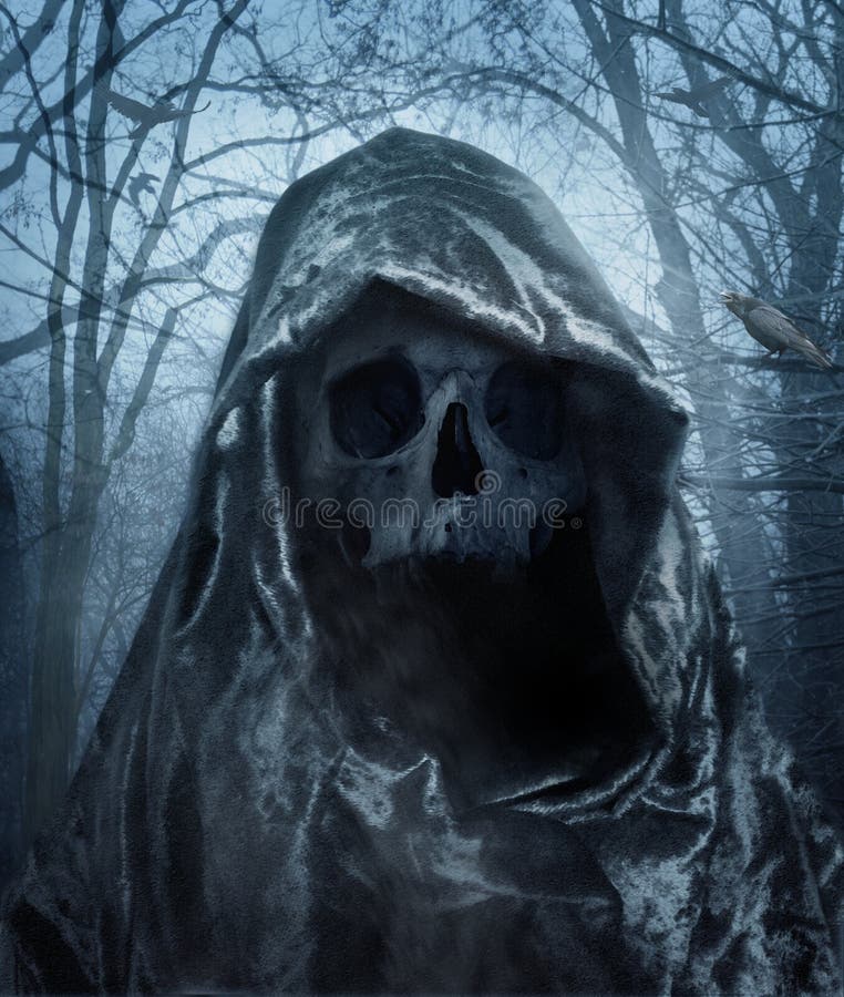 L'angelo Della Morte Demone Di Oscurità Fotografia Stock - Immagine di ...
