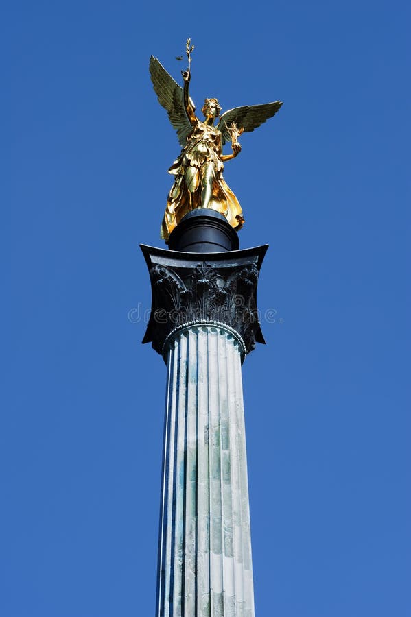 L'angelo Di Pace a Monaco Di Baviera in Baviera Immagine Stock ...