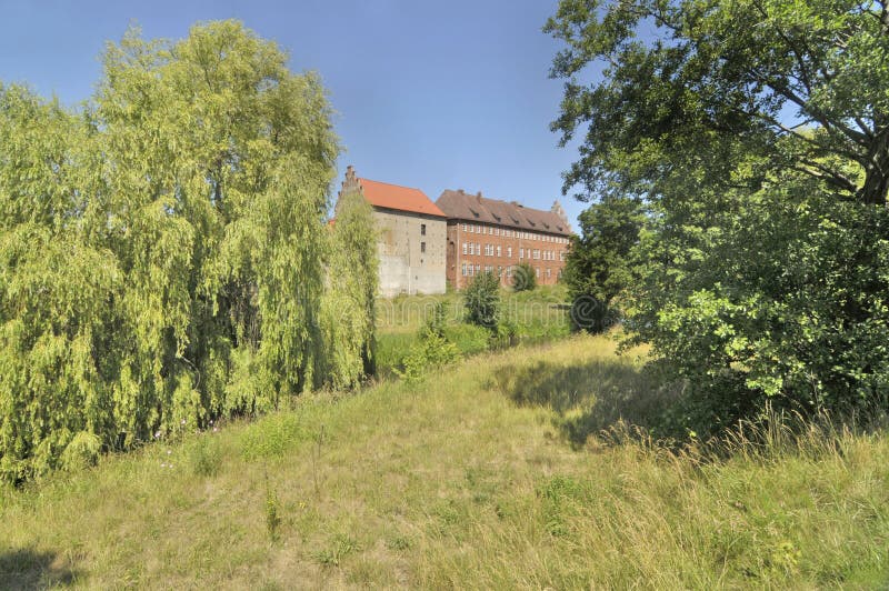 L?bork Castle Located in L?bork Stock Image - Image of pommern ...