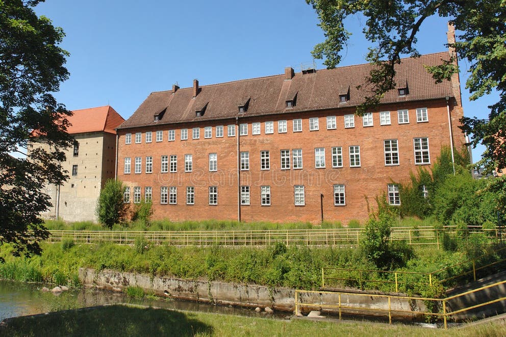L?bork Castle Located in L?bork Stock Photo - Image of bork, europe ...
