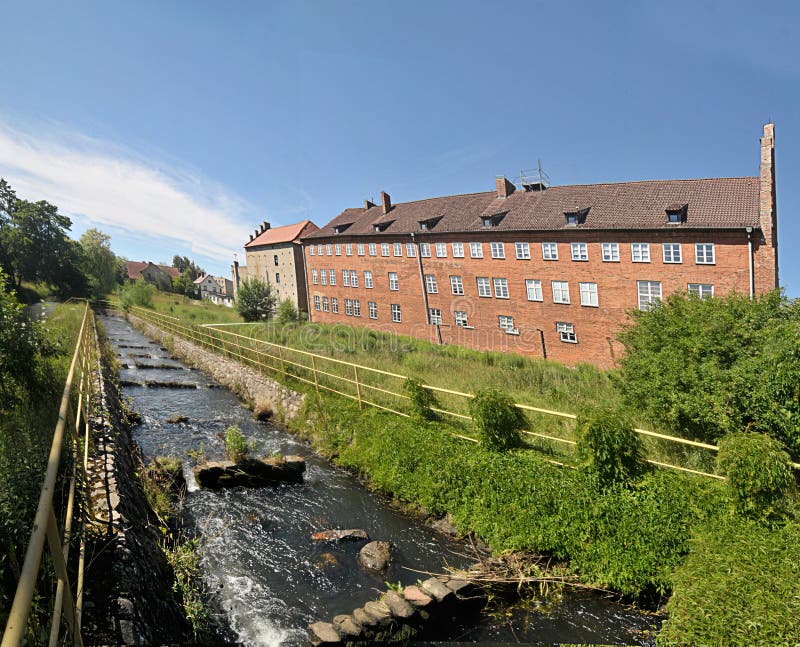 L?bork Castle Located in L?bork Stock Image - Image of architectura ...
