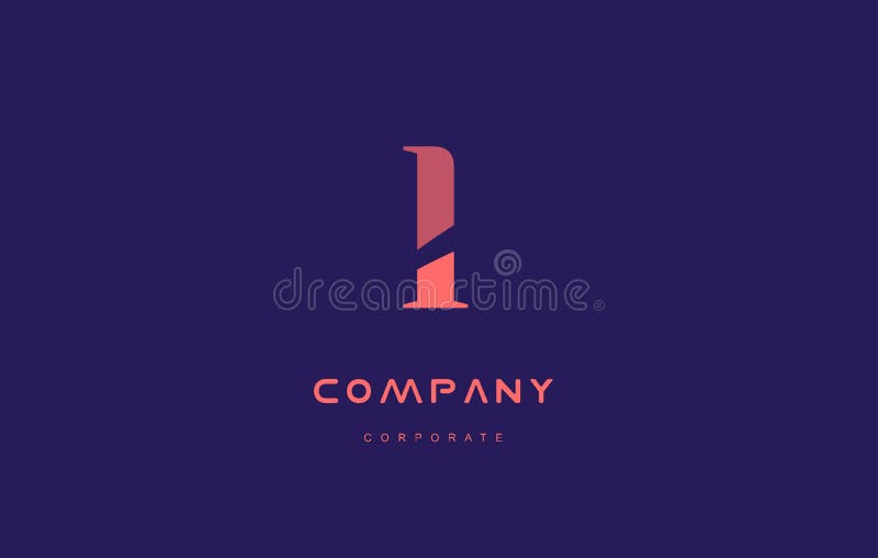 L Company Small Letter Logo Icon Design Stock Vector - Illustration of ...