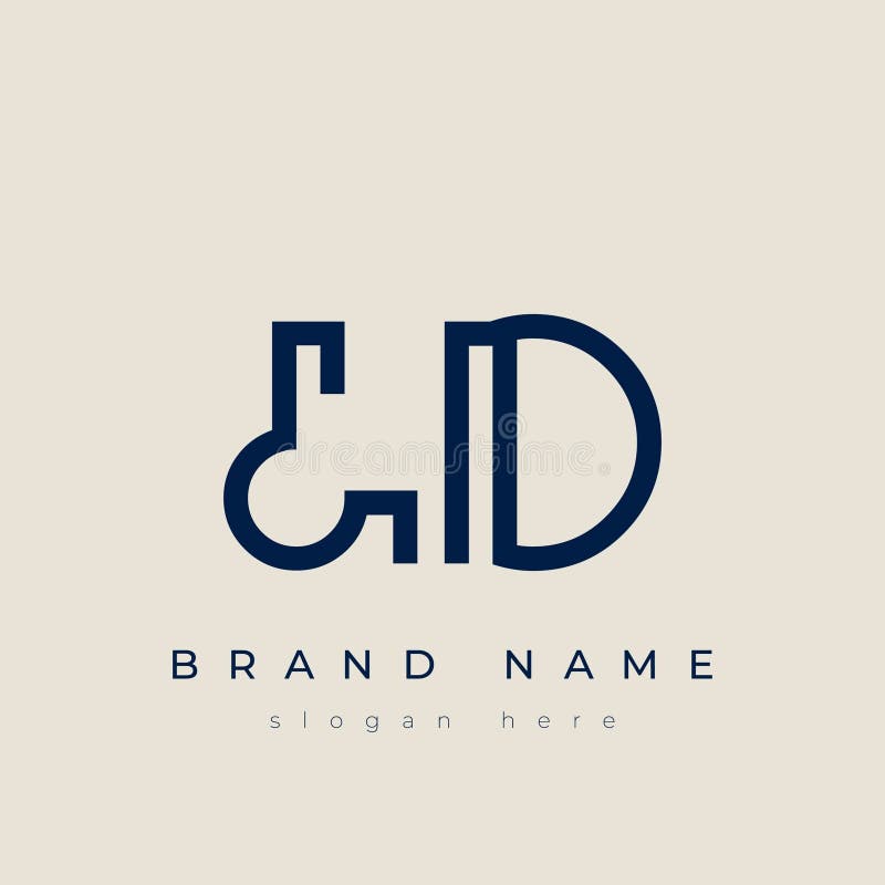 LD Alphabet Letter Icon Logo Stock Vector - Illustration of abstract ...