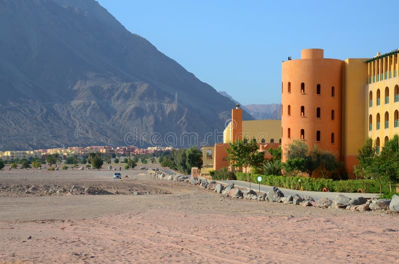L'Egitto, Taba. Oasi Nel Deserto Fotografia Stock - Immagine di ricorso ...