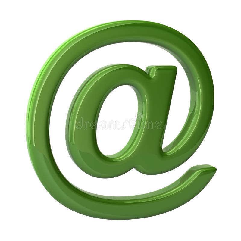 Graphisme De Bouton De Signe D Email Vert Stock Illustrations, Vecteurs ...