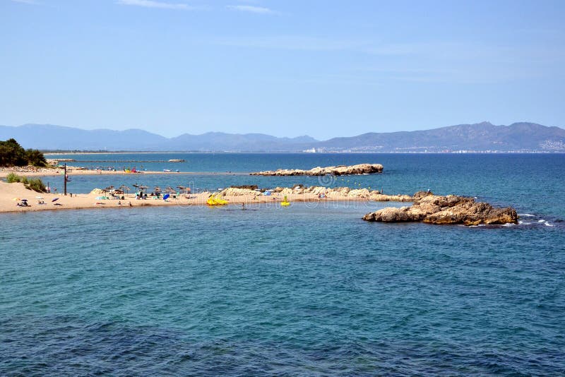 L Escala in Costa Brava, Catalonia, Spain Editorial Photography - Image ...