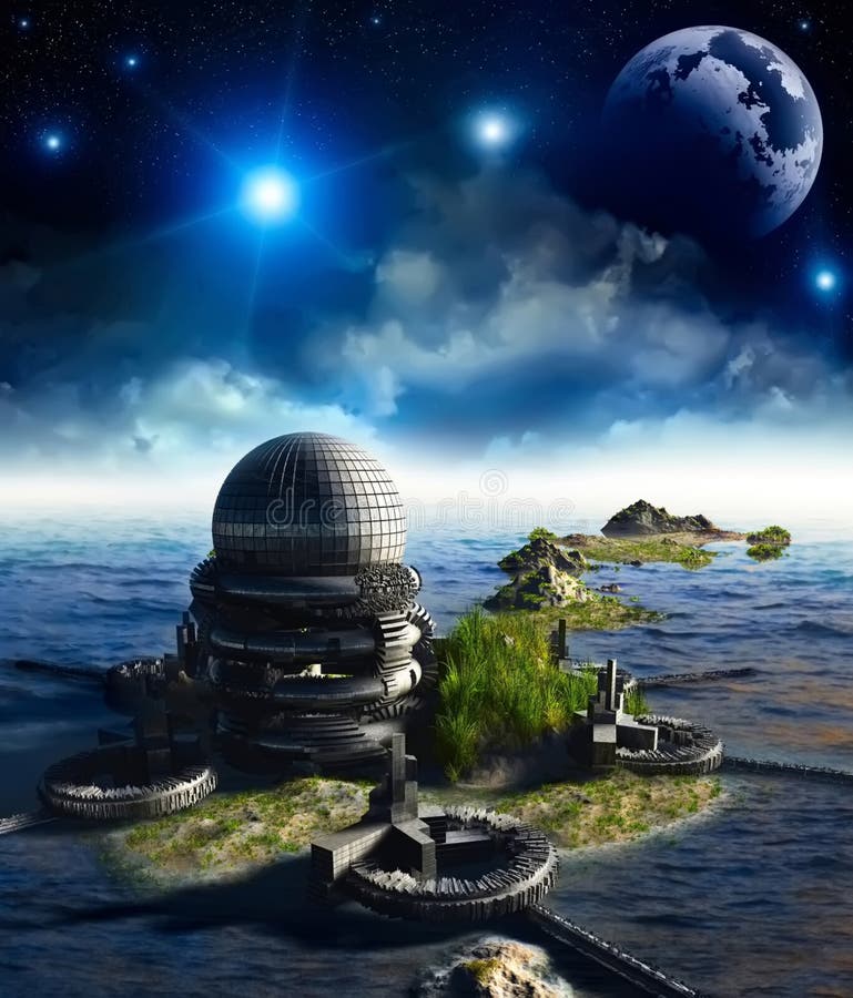 L'espace illustration stock. Illustration du fond, nature - 58458777