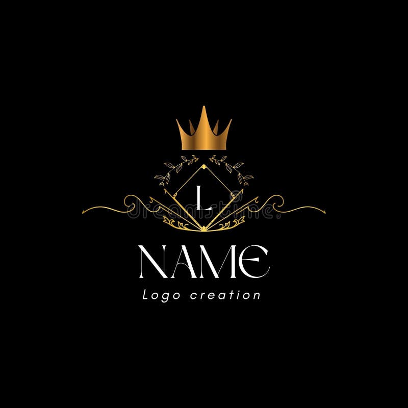 L Front Logo Design Template Stock Illustrations – 83 L Front Logo ...