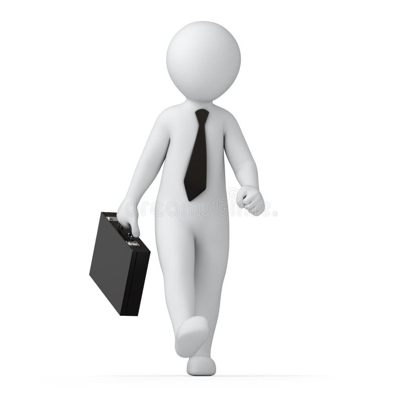 L'homme D'affaires Va Travailler Illustration Stock - Illustration du ... L'homme D'affaires Va Travailler Illustration Stock - Illustration du ...