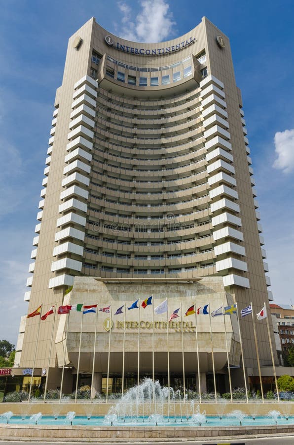 L'hotel intercontinentale immagine stock editoriale. Immagine di alto ...