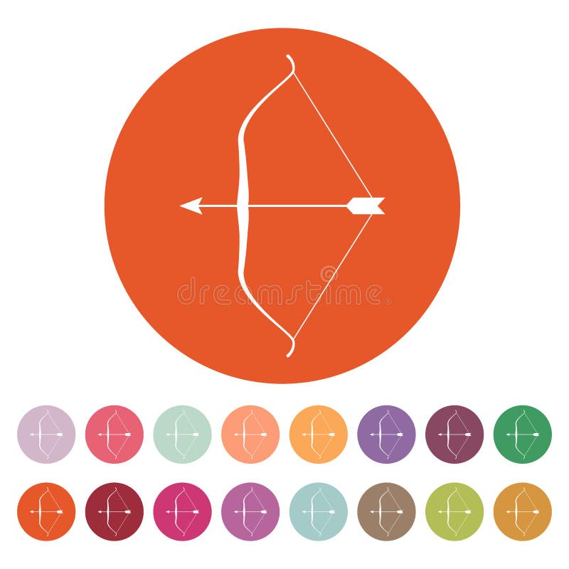 L'icône D'arc Symbole D'arc Plat Illustration de Vecteur - Illustration ...
