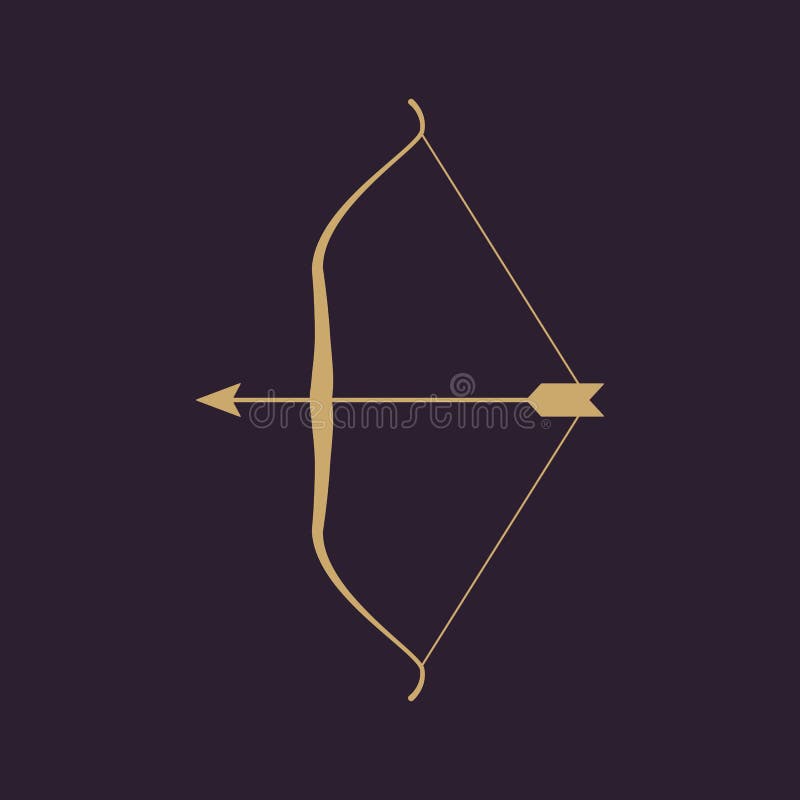 L'icône D'arc Symbole D'arc Plat Illustration de Vecteur - Illustration ...