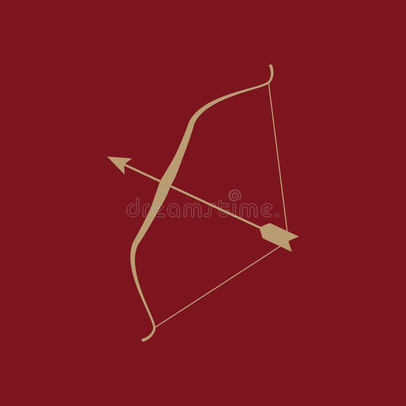 L'icône D'arc Symbole D'arc Plat Illustration de Vecteur - Illustration ...